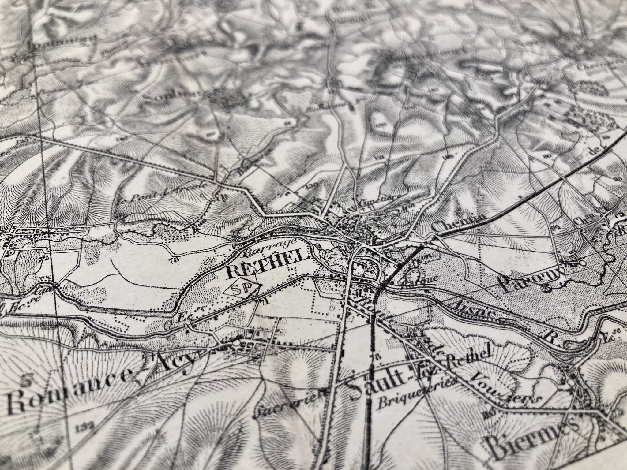 Carte d'Etat-Major de Rethel et ses environs – Votre Carte Ancienne