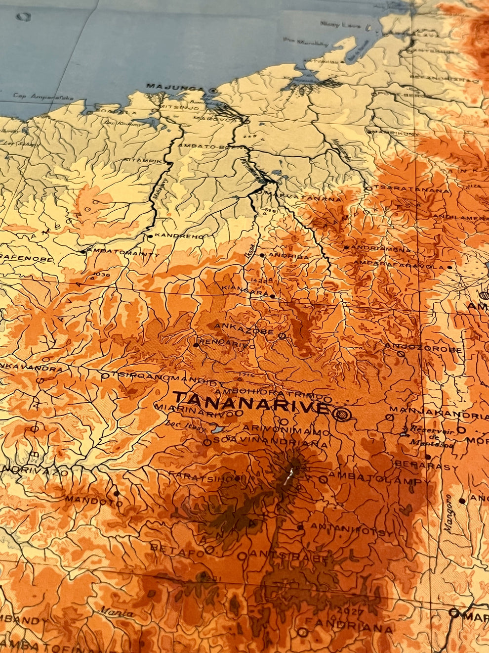 Carte ancienne de Madagascar par le Service Géographique - 1950 – Votre ...